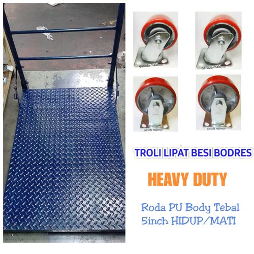 Jual troli lipat besi heavy duty/troli besi bodres 1 ton - Jakarta ...