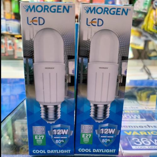 Jual Lampu LED Bulb Stick 12W -12 Watt E27 Putih-Natural-Kuning MORGEN ...