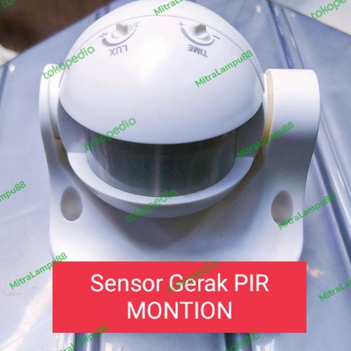 Jual Alat Sensor Gerak/Infared PIR MONTION Sensor Gerak Lampu Otomatis ...