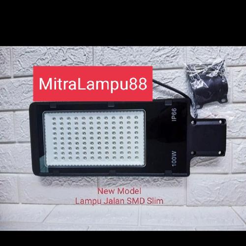 Jual Lampu Jalan Led 100W/100Watt SMD New PJU Slim Murah 100 W ...