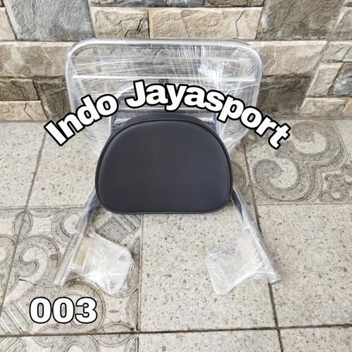 Jual backrest aksesoris Yamaha fazzio hybrid back rack fazzio - hitam ...