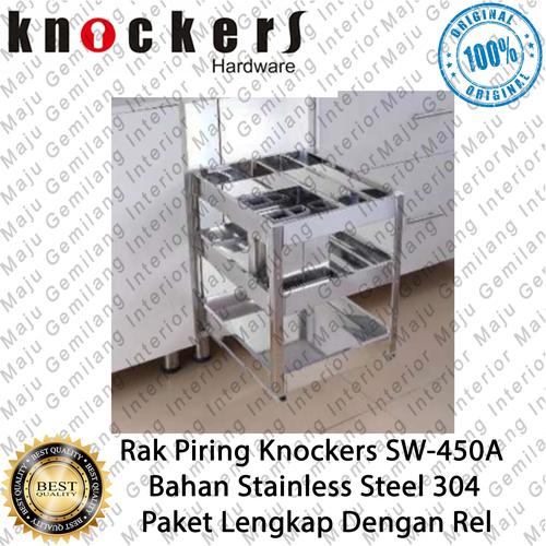 Jual Rak Laci Bumbu Knockers Stainless Steel Drawer Basket SW-450 Var.A ...