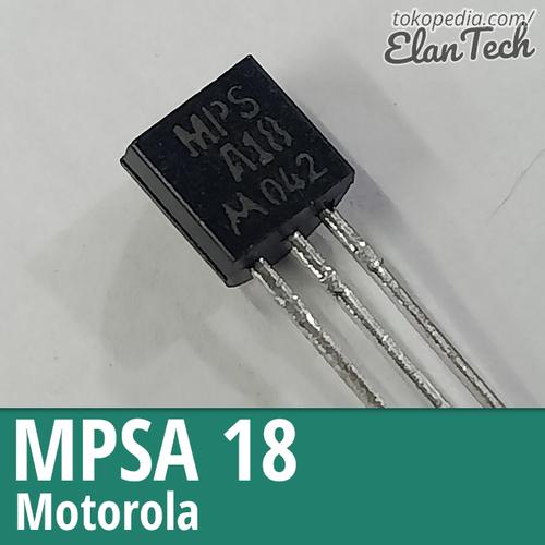 Jual MPSA18 Original Motorola MPSA 18 Bipolar BJT NPN Transistor ...