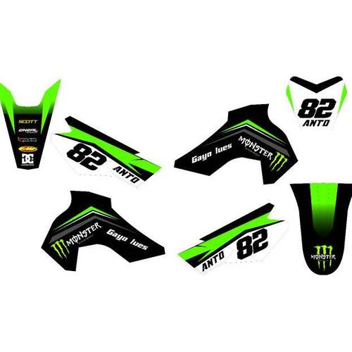 Jual JUAL DECAL KLX 140 FULL BODY STIKER/ STICKER DEKAL KLX 140 DESAIN ...