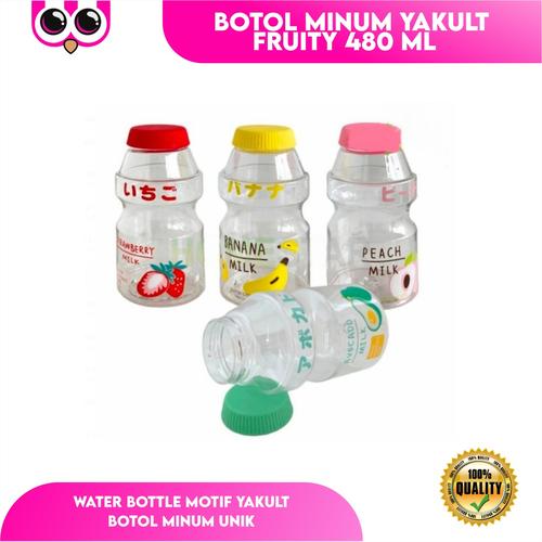 Jual [ YAKULT ] BOTOL MINUM YAKULT FRUITY 480 ML / WATER BOTTLE MOTIF ...