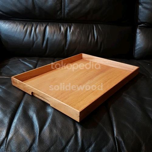 Jual wooden tray nampan baki kayu 30 cm x 40 cm - Kota Bandung ...