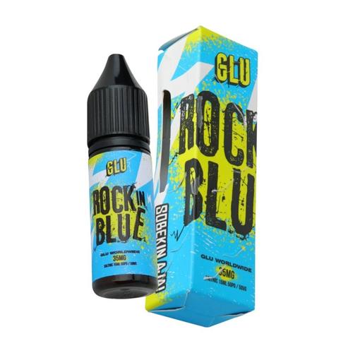 Jual GLU Rockin Blue Salt Nic 15ML by Fathiba x FVS x ERGE - Kota ...