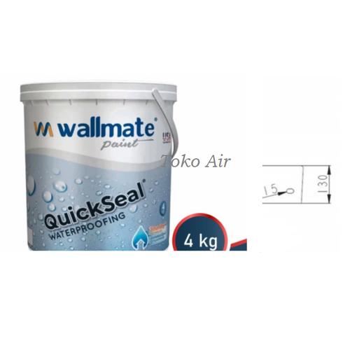 Jual Wallmate QuickSeal Cat Waterproofing 4kg / Cat Pelapis Tembok Atap - Kota Depok - Toko air ...