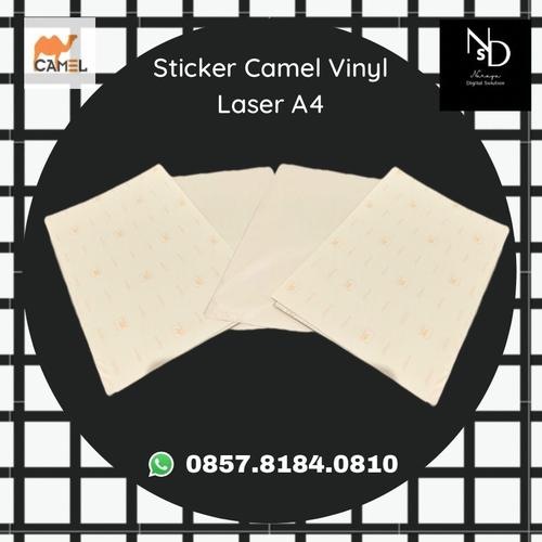 Jual Sticker Camel Vinyl Laser stiker label A4 - ecer - Transparan ...