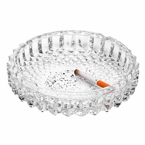 Jual Asbak Bening Asbak Kaca Motif Kristal Flower Glass Crystal Ashtray ...