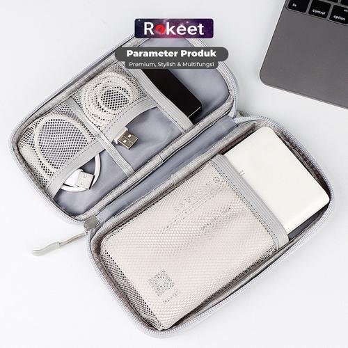 Promo Rokeet Pouch Power Bank Gadget Softcase Tas Gadget Travel ...