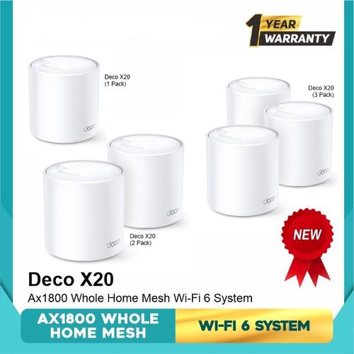 Jual TP-Link DECO X20 1/2/3 PACK AX1800 Whole Home Mesh Wi-Fi 6 System ...