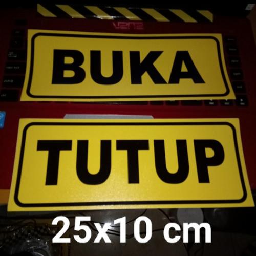 Jual STIKER BUKA TUTUP - Jakarta Pusat - MEDIACETAK | Tokopedia