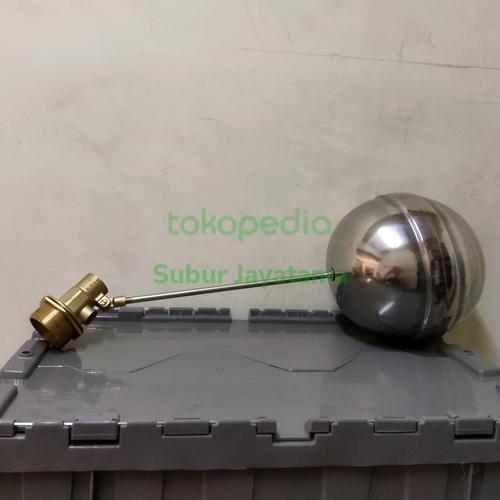 Jual Floating Valve Pelampung Tangki Kuningan 2 " inchi DN50 Bola ...