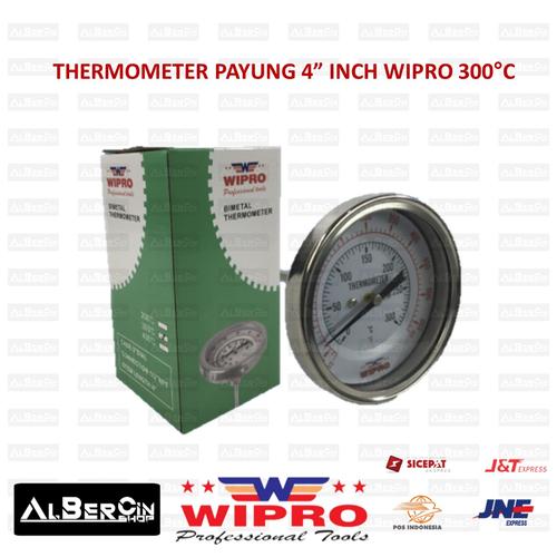 Jual Thermometer Payung Stainless 4Inch 4 Inch 300°C WIPRO 300 Derajat ...