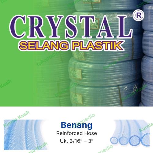 Jual Selang air Crystal Benang Reinforced Hose 1/2 5/8 3/4 1 inch hrg /Roll - 5/8", 50m - Kab ...