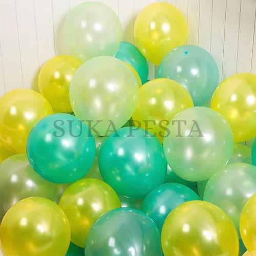 Jual PAKET BALON LATEX METALIK TEMA IDUL FITRI UKURAN 12 INCH ISI 30 ...