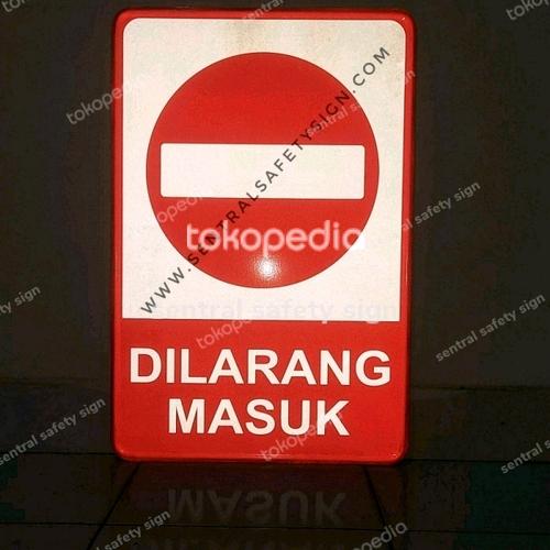 Jual RAMBU DILARANG MASUK 60X40CM - Jakarta Barat - sentral safety sign ...