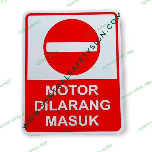 Jual Rambu Motor Dilarang Masuk 60x50cm - Jakarta Barat - SENTRAL ...