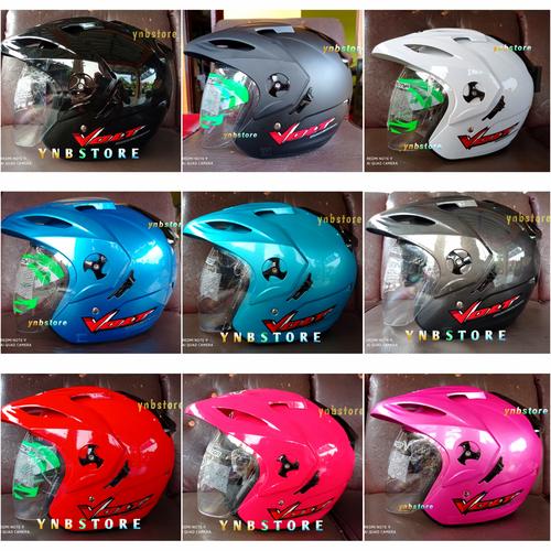 Jual Helm VOG Volt Semua Warna Original SNI 2KG | VOG VOG DOUBLE VISOR ...