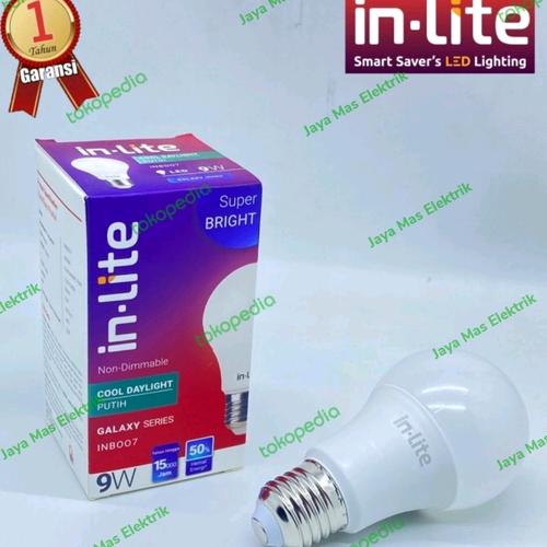 Jual LAMPU LED INLITE IN-LITE INB007 9W 9 W WATT MURAH BERGARANSI ...