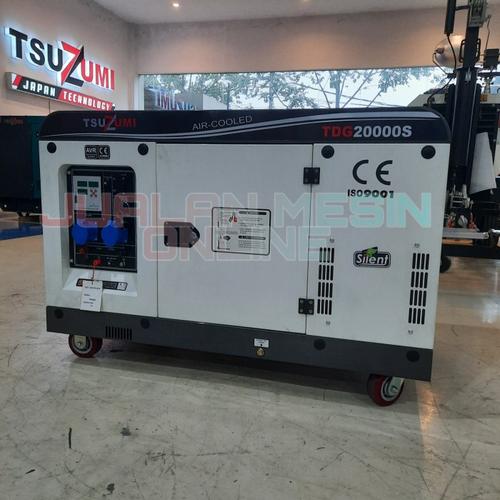 Jual Genset 20 Kva 16000 watt 1 Phase Silent Diesel Tsuzumi TDG 20000 S ...