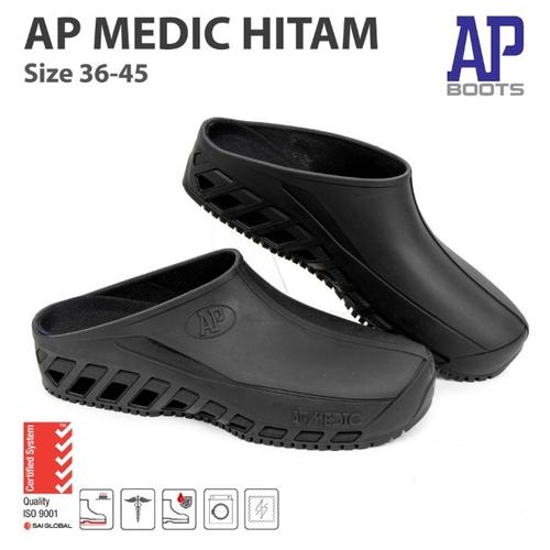 Jual Sepatu Boots AP MEDIC Hitam - Sepatu APD Medis - Sepatu/Sendal ...