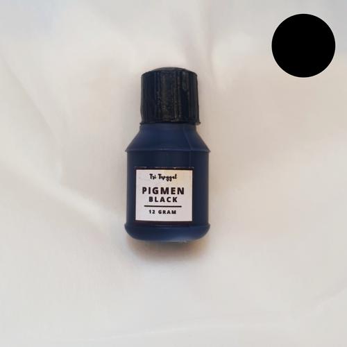 Jual PIGMEN 12gr BLACK Hitam Mini Kecil Pewarna Sablon Pigment Color ...