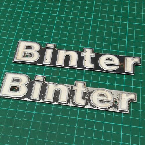 Jual Emblem tangki Kawasaki Binter motor antik mercy binter original ...