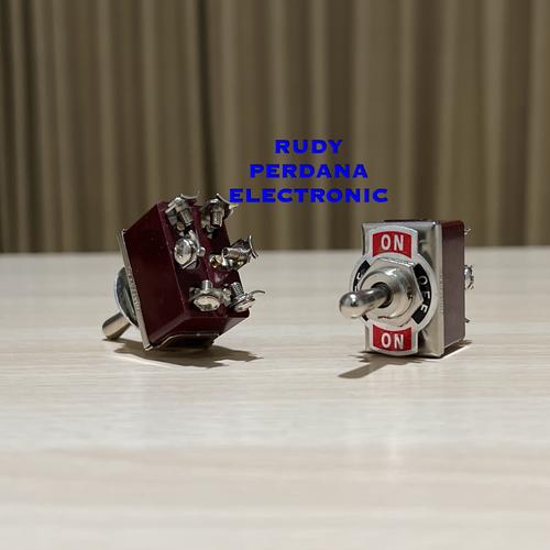 Jual SWITCH TOGGLE SAKLAR TOGLE 6 PIN ON OFF ON 15A 250V 20A 125V ...