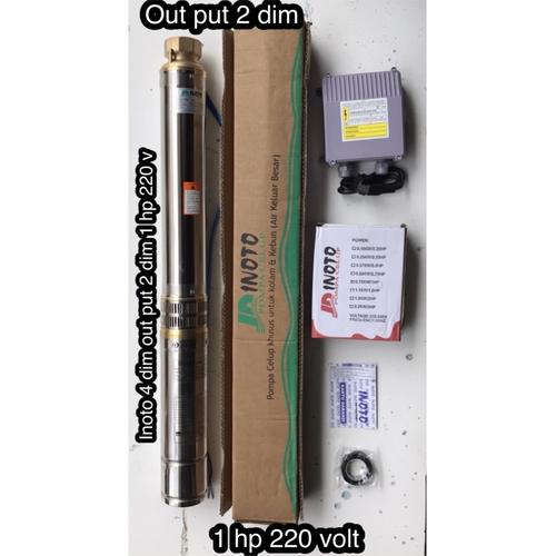 Jual Pompa air Pomp submersible inoto 4 dim 1 hp pompa Satelit pompa ...