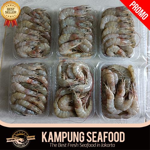 Jual Udang Vaname Segar/Vannamei 1kg 40-50 Ekor/Udang Segar/Udang Fresh ...