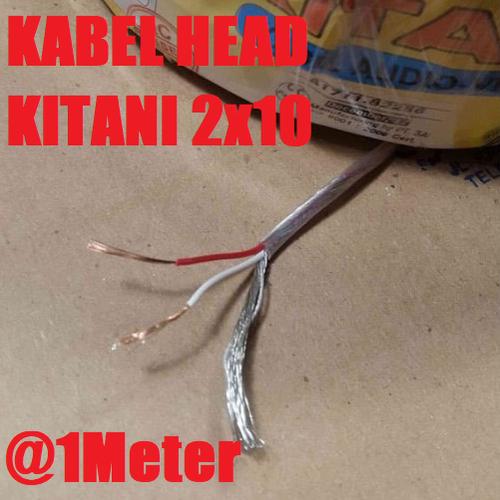 Jual Eceran Panjang 1 Meter Kabel Head Stereo Abserm Gold Input Audio ...