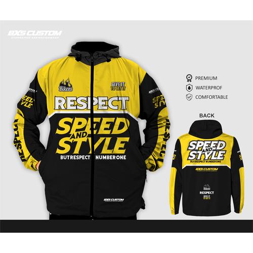 Jual JAKET TOURING PREMIUM WATERPROOF RESPECT FOR REAL RIDER - Kuning ...