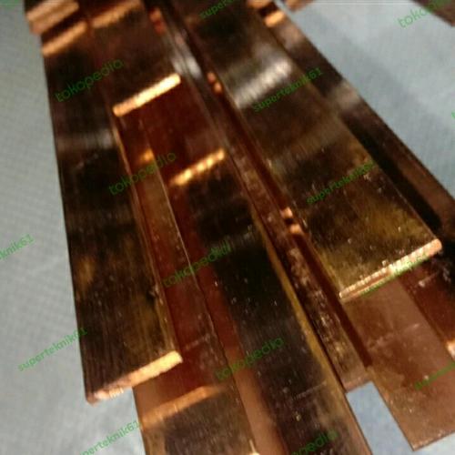 Jual Plat Tembaga 6mm x 30mm x 1000mm plat strip tembaga / busbar ...