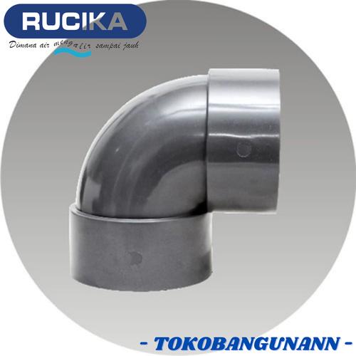 Jual Keni Knee Knie Kni L Elbow D 5” inch Sambungan Pipa PVC Rucika ...