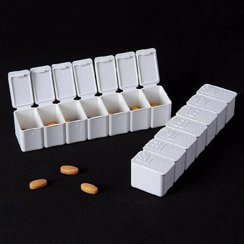 Jual Kotak Obat 7 Nama Hari Dengan Huruf Braile Braille Pill Box Daily ...
