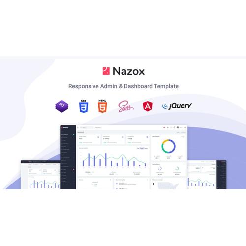 Jual Nazox - Angular 10 Admin & Dashboard Template - Jakarta Selatan ...