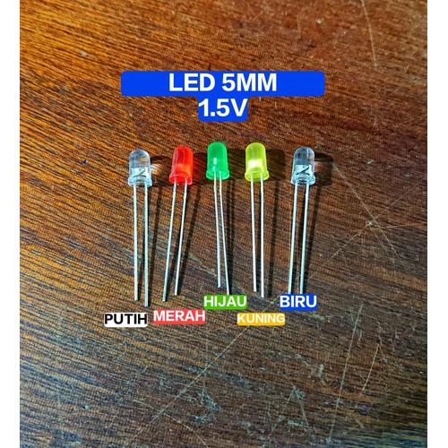 Jual Led 5mm 3V /Lampu 5 mm 3 Volt (Pilih Varian Warna) - Putih - Kota ...