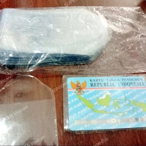 Jual Plastik Bungkus Cover Pelindung Kartu KTP SIM ID Card E-Money ...