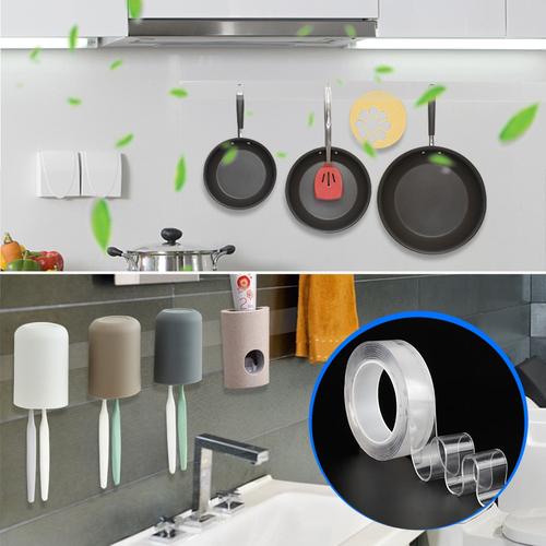 Jual Double Tape Dobel Tip Lem Perekat Dinding Dapur Kamar Mandi Tempel ...