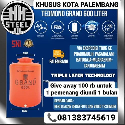 Jual Tangki tanki Tandon Toren air Tedmon Tedmond Grand SNI 1200 Liter ...