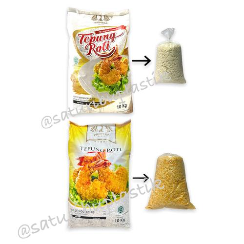 Jual Tepung Roti/Panir/Panko Putih Mix Campur Kuning repack 500gr ...
