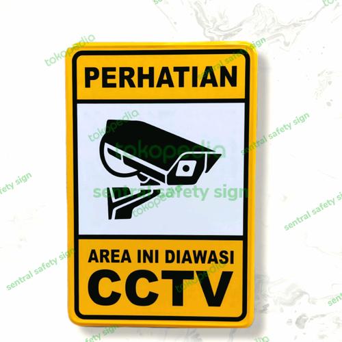 Jual Rambu Area Diawasi Cctv 60cm x 40cm - Jakarta Barat - SENTRAL ...