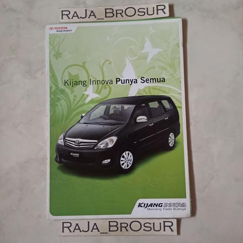 Jual Poster brosur katalog leaflet Toyota Kijang Innova 2009 - Kab ...