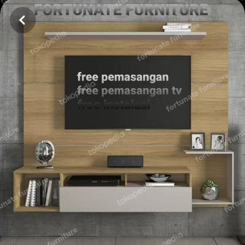 Jual backdrop tv minimalis terbaru | kabinet tv terbaru | hiasan ...