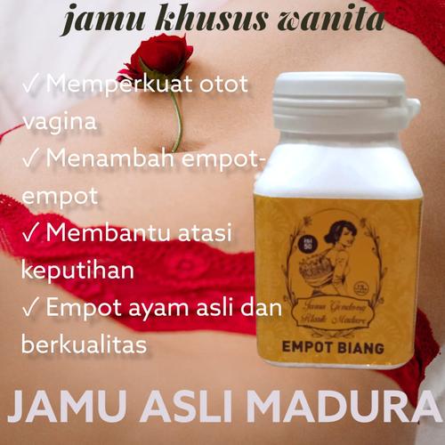 Jual Jamu Herbal Khusus wanita Mpot ayam/Jamu Madura isi 100 pil ...