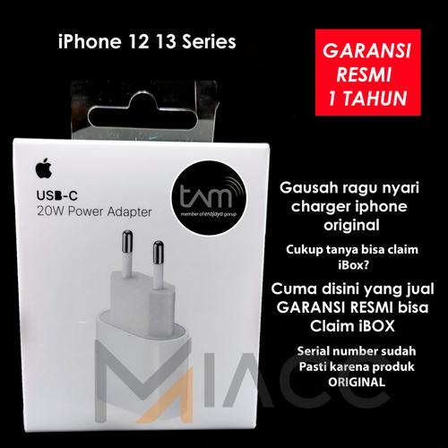 Promo Apple 20W Power Adapter Charger Iphone 12 Pro Max OIRIGINAL TAM ...