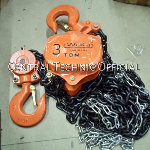 Jual Chain Block 3 Ton 5 Meter Heavy Duty Type Chain Hoist 3T Takel ...