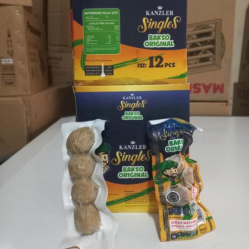Jual Baso original Kanzler Bakso sapi Kanzler single pack 65g isi 4pc ...